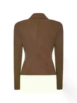 Magda Butrym Buttoned Blazer - Brown