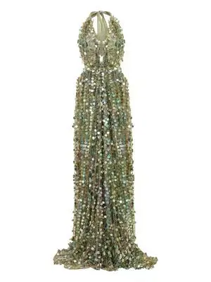 SANA OSMANI Divina Sequin Maxi Dress