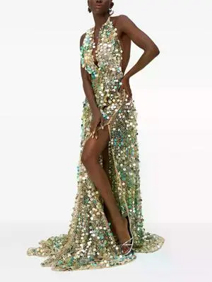 SANA OSMANI Divina Sequin Maxi Dress