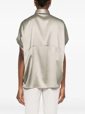 Brunello Cucinelli Silk Shirt - Green