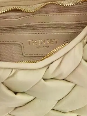 TWINSET Leather-effect Tote Bag - Neutrals