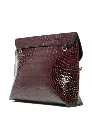 Strathberry Leather Crossbody Bag - Purple