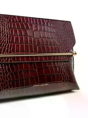 Strathberry Leather Crossbody Bag - Purple