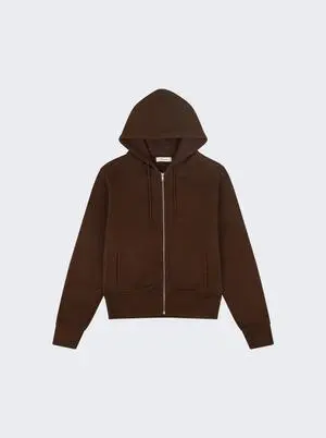 ENTIRE STUDIOS Slim Zip-up Hoodie - Brown