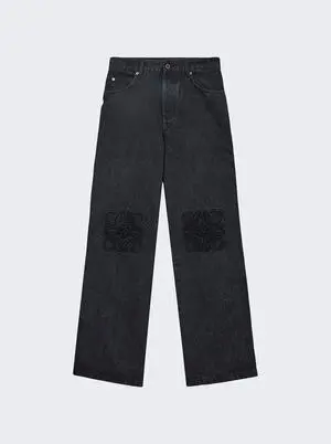 Loewe Black Wash Jeans For Men