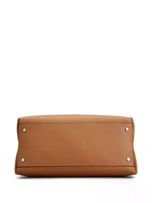 TOD'S Logo-detail Shoulder Bag - Brown