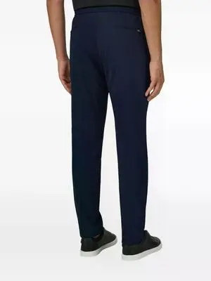Boggi Milano Drawstring Seersucker Trousers