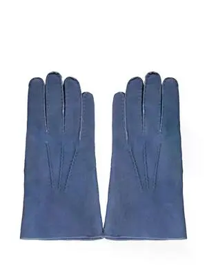 MOORER Grained Texture Gloves - Blue