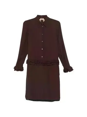 N°21 Ruffled Shirtdress