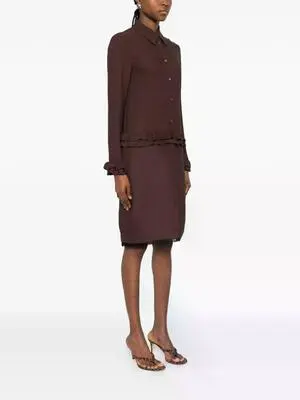 N°21 Ruffled Shirtdress