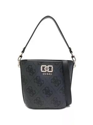 Guess Monogram Bucket Bag - Black