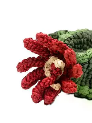 ANYA HINDMARCH Cactus Raffia Charm