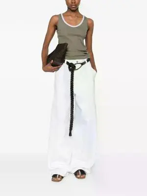 Brunello Cucinelli Ribbed Trim Tank Top