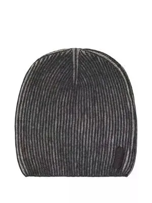 MOORER Knitted Beanie - Grey