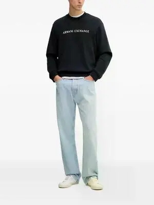 Armani Exchange Logo-detail Long-sleeve Sweatshirt