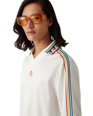 Casablanca Jacquard Monogram Football Long Sleeve Shirt