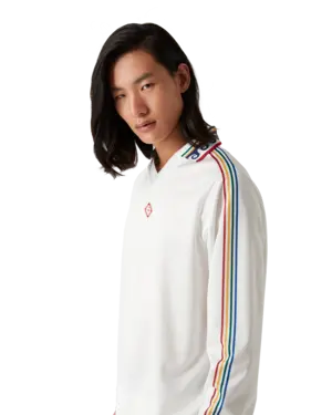 Casablanca Jacquard Monogram Football Long Sleeve Shirt