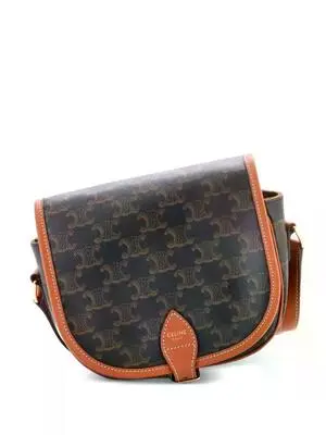 Celine Tabou Smooth Calfskin Medium Crossbody Bag - Neutrals