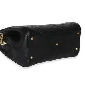 Gucci Matelassé Calfskin Marmont Top Handle Tote