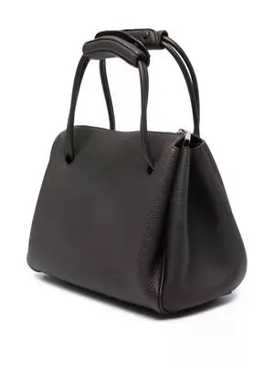 Loewe Textured-leather Satchel - Brown