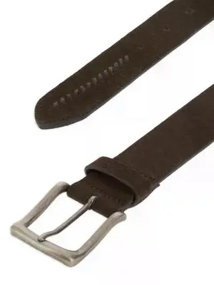 Boggi Milano Suede Leather Belt