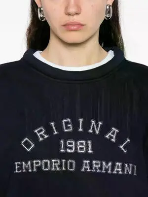 Emporio Armani Oversized Long-sleeve Sweatshirt