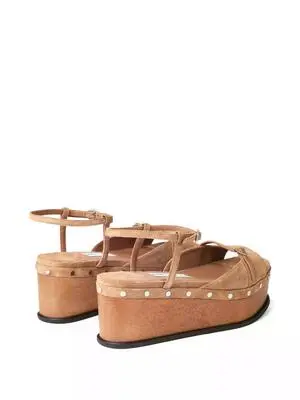 JIMMY CHOO Kata 60 Studded Platform Sandals