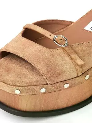 JIMMY CHOO Kata 60 Studded Platform Sandals