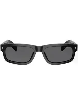 Prada Geometric-frame Sunglasses - Black