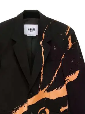MSGM Graphic Print Jacket