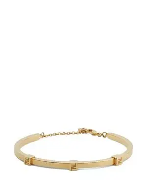 Fendi Logo Rigid Bracelet - Gold