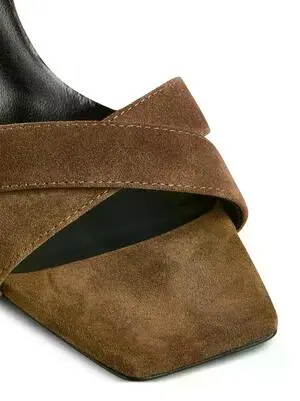 SEMICOUTURE Heeled Criss-cross Sandals