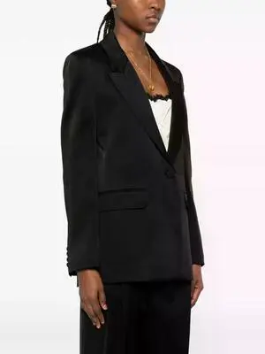 Max Mara Msealbino Single-breasted Jacket - Black