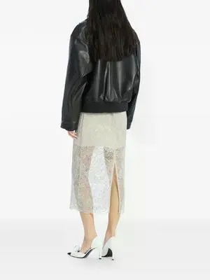 Remain Birger Christensen Leather Bomber Jacket