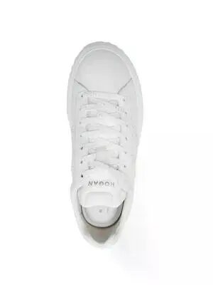 Hogan Glitter Detail Sneakers - White