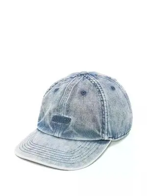 AUTRY Logo Denim Baseball Cap - Blue