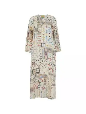 Momoni Geometric-pattern Maxi Dress