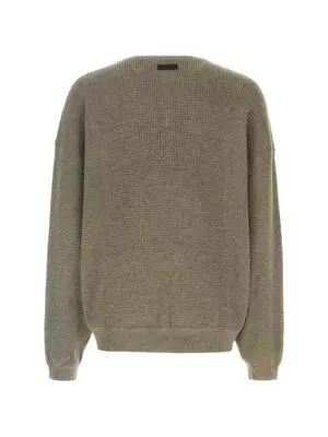 Fear Of God Waffle-knit Sweater - Neutrals