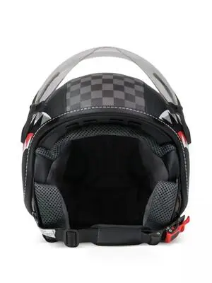 SPRAYGROUND Shark-print Checkerboard Helmet