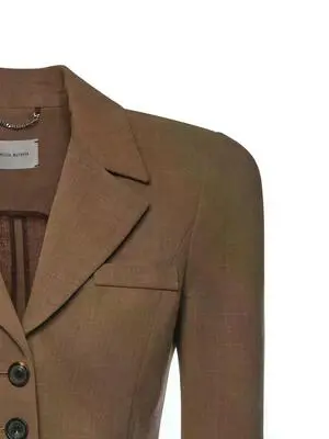 Magda Butrym Buttoned Blazer - Brown