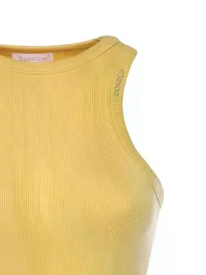 DONDUP Ribbed Tank Top - Yellow