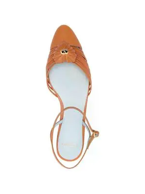 Valentino Garavani Heart-detail Strap Sandals - Brown