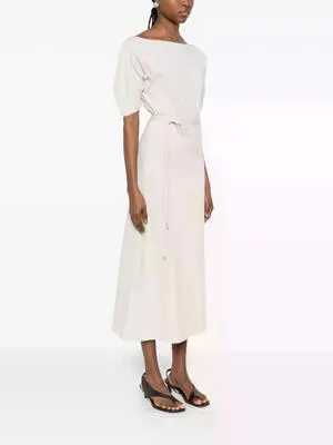 LEMAIRE Lemiaire Off-shoulder Dress In Jersey - Neutrals