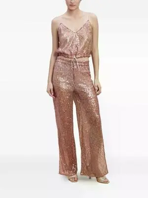 SANA OSMANI Iris Sequin Drawstring Top