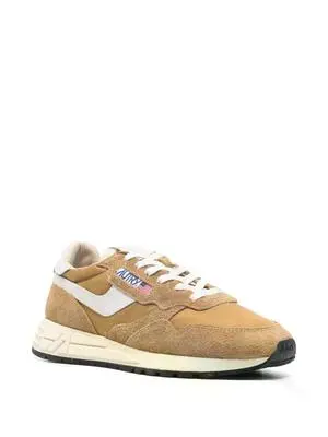 AUTRY Reelwind Panelled Suede Sneakers - Brown