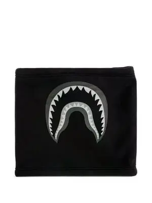 A BATHING APE Shark-graphic Neck Warmer