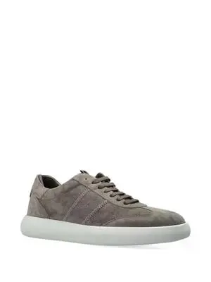 Brioni Panelled Suede Sneakers - Grey