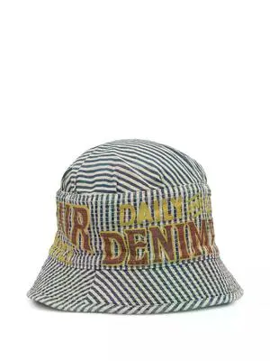 Kapital Striped Print Bucket Hat