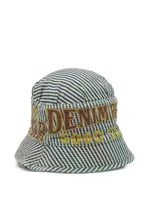 Kapital Striped Print Bucket Hat