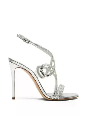 Women's Casadei Silver Sandals